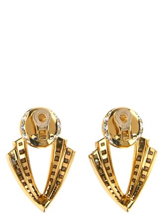 Valentino Garavani Womens Gold Brass Earrings