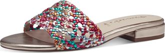 Tamaris Damen Mules Pantoletten Vegan Blockabsatz; MULTICOLOR/multicolor; 36