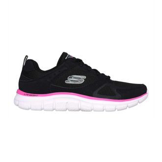 Skechers Track Sneaker f&uuml;r Damen (Schwarz/Pink)