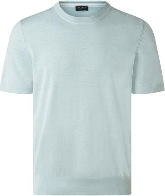 Maerz Softes T-Shirt aus einem atmungsaktiven Baumwollstrick in