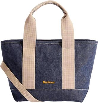 Barbour Mini Mya Denim Tote Bag - - Bags - Damen - Blau - ONE SIZE