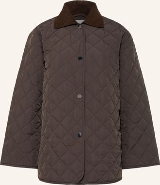 Stylein Steppjacke Sabria Aus Cord braun