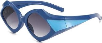 Generic Lunettes De Soleil Sport Plein Air For Hommes Vacances For Femmes For La Conduite(Blue)