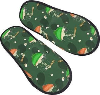 Generic Soupe De Nouilles Ramen Homme Femme Slippers Chaud Chaussons Antid&eacute;rapantes Pantoufles Pour Automne Ext&eacute;rieur Int&eacute;rieur L