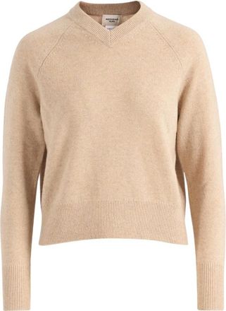 Max Mara Wkdpadre Tricot Col V - Femme - Pulls - Beige - Taille: 38 FR
