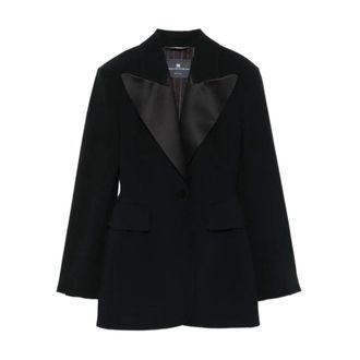 Ermanno Scervino Femme, Vestes, Noir, Taille: 42 FR Veste crois&eacute;e
