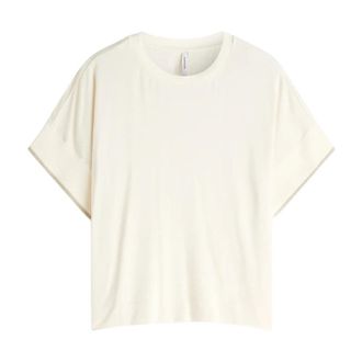 Summum Oberteil mit Lurex-Besatz - - Tops - Damen - Beige - M