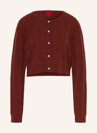 HUGO BOSS Hugo Strickjacke Siemella braun