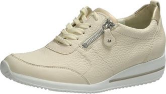 Waldl&auml;ufer 980007-295/698 Chaussures &agrave; lacets pour femme en cuir lisse Beige Taille 36, beige, 37 EU