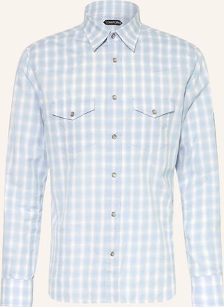 Tom Ford Hemd Regular Fit blau