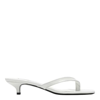 Toteme Femme, Chaussures, Blanc, Taille: 36 EU Mules compens&eacute;es &agrave; imprim&eacute; croco