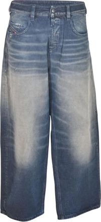 Diesel Femme, Jeans, Bleu, Taille: W32 Wide Jeans