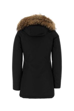 Woolrich Arctic Raccoon Parka - Black