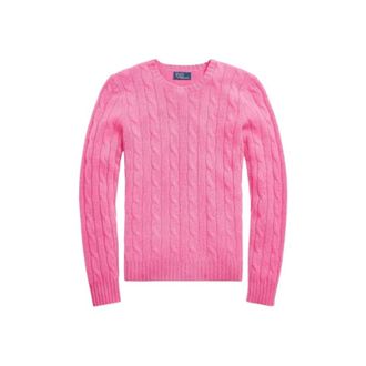 Polo Ralph Lauren Round-Neck Strickwaren - - Knitwear - Damen - Rosa - M