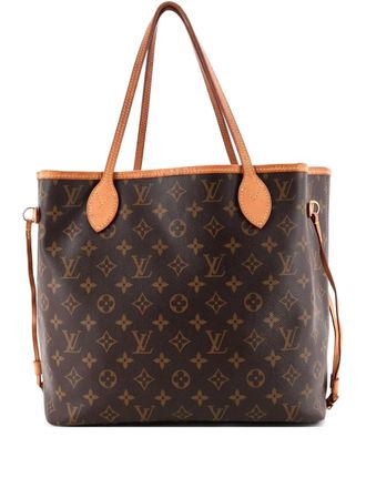 Louis Vuitton Neverfull NM Tote Bag aus Canvas mot Monogramm - Braun