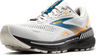 Brooks Herren Adrenaline Gts 23 GTX Sneaker, Oyster Mushroom Orange Blue, 43 EU