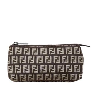Fendi Pre-owned Canvas Coin Pouch - - Pre-owned - Damen - Braun - ONE SIZE