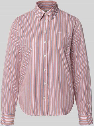 GANT Regular Fit Langarmbluse aus reiner Baumwolle