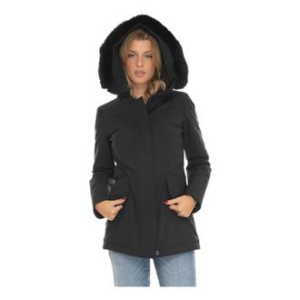 Peuterey Femme, Manteaux, Noir, Taille: 46 FR Donnet Kl Fur Jacket