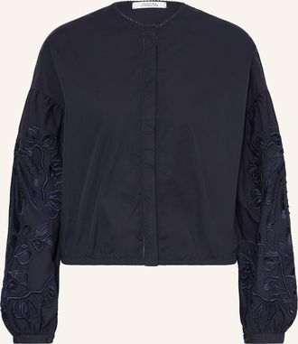 Dorothee Schumacher Dorothee Schumacher Bluse Embroidered Beauty Mit Lochspitze blau