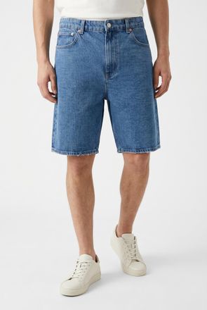 Only & Sons Shorts ONLY & SONS ONSFADE PIM DNM SHORTS BOX, Herren, Gr. XXL, N-Gr, medium blau denim, Web, Obermaterial: 100% Baumwolle, unifarben, straight fit kn