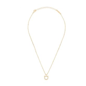 Ferragamo Gancini Kristall-Halskette - - Accessories - Damen - Gelb - ONE SIZE