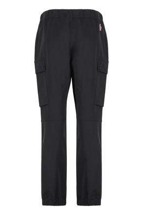 Moncler Womens Track Pants Techno Nylon Black Polyamide