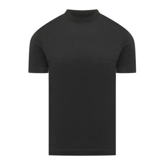 Malo Homme, Tops, Noir, Taille: 4XL T-shirt en coton stretch