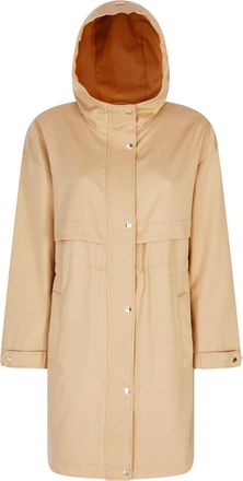Geox Womens W TOPAZIO Parka Jacket, Nougat, 48
