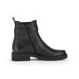 Gabor Elegante Leder-Stiefelette - - Shoes - Damen - Schwarzk - 37 1/2 EU