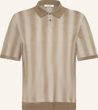 COS Cos Strick-Poloshirt Akida braun
