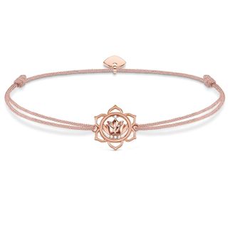 Thomas Sabo Thomas Sabo Damen Armband Little Secret Lotusblume 925 Sterling Silber LS016-898-19-L20v