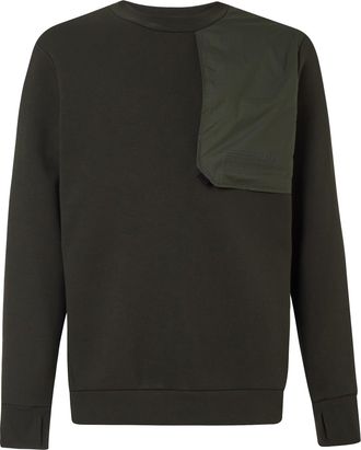 Oakley Definition Tech Crew Herren Olivgr&uuml;ner Fleece-Pullover