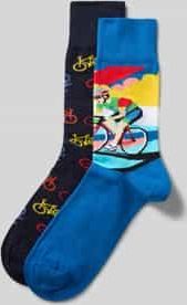 Christian Berg Socken mit elastischem Rippenbündchen im 2er-Pack