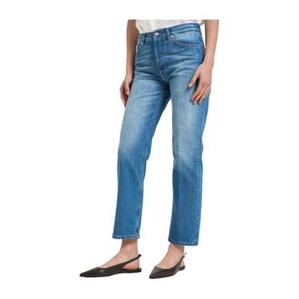 Dondup Femme, Jeans, Bleu, Taille: W24 Icon Cropped Jeans