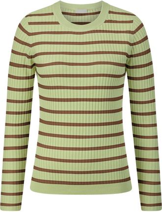 Peter Hahn Rundhals-Pullover Peter Hahn grün