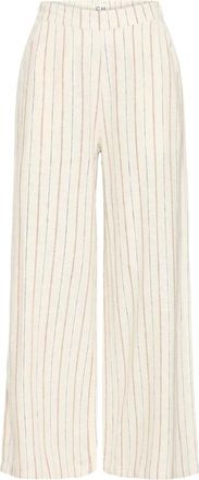 Ichi Ichi, Femme, Pantalons, Brun, Taille: 38 FR Wide Pantalons