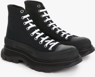 Alexander McQueen Baskets Tread Slick en toile de coton