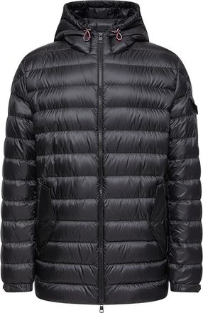 Moncler Moncler Parka Matelass&eacute;e Courte &Agrave; Capuche Oahu, Homme, Noir, Taille: 0