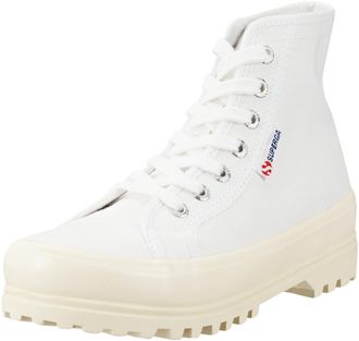 Superga Damen 2341 Alpina Shiny Gum Oxford-Schuh, Weiß glänzend Offwhite, 40 EU