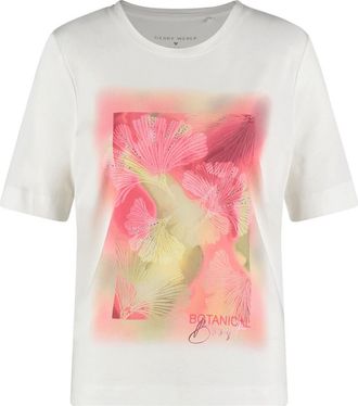 Gerry Weber Rundhals-Shirt Gerry Weber weiss