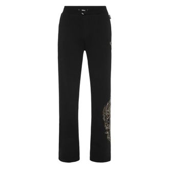 Philipp Plein Homme, Pantalons, Noir, Taille: 2XL Jogging Pantalons Skull