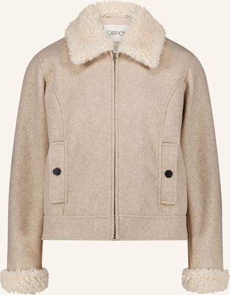 Cartoon Cartoon Kastenjacke Mit Teddyfell beige