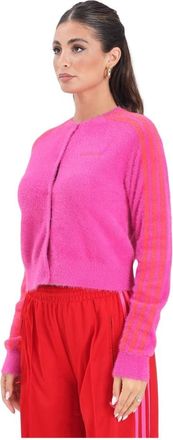 adidas Femme, Pulls, Rose, Taille: 34 FR Cardigan en Tricot Moelleux pour Femme