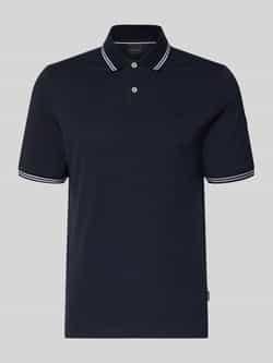 Bugatti Regular Fit Poloshirt mit Logo-Stitching