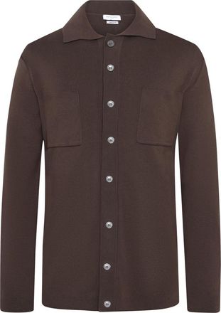 Daniele Fiesoli Leichtes Strick-Overshirt aus gek&auml;mmter Baumwolle in