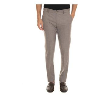 Berwich Chino mit elastischem Bund und Schneiderschlitz - - Trousers - Herren - Beige - 4XL