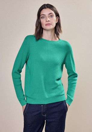 Cecil Strickpullover aus reiner Baumwolle