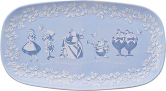 Widdop and Co Disney - Alice im Wunderland - Keramik-Servierteller - Alice, verrückter Hutmacher, weißer Hase und rote Königin - Dekoration und Haushaltswaren für G