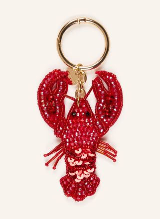 Cheeky Chain Cheeky Chain Munich Taschenanh&auml;nger Mit Schmucksteinen rot